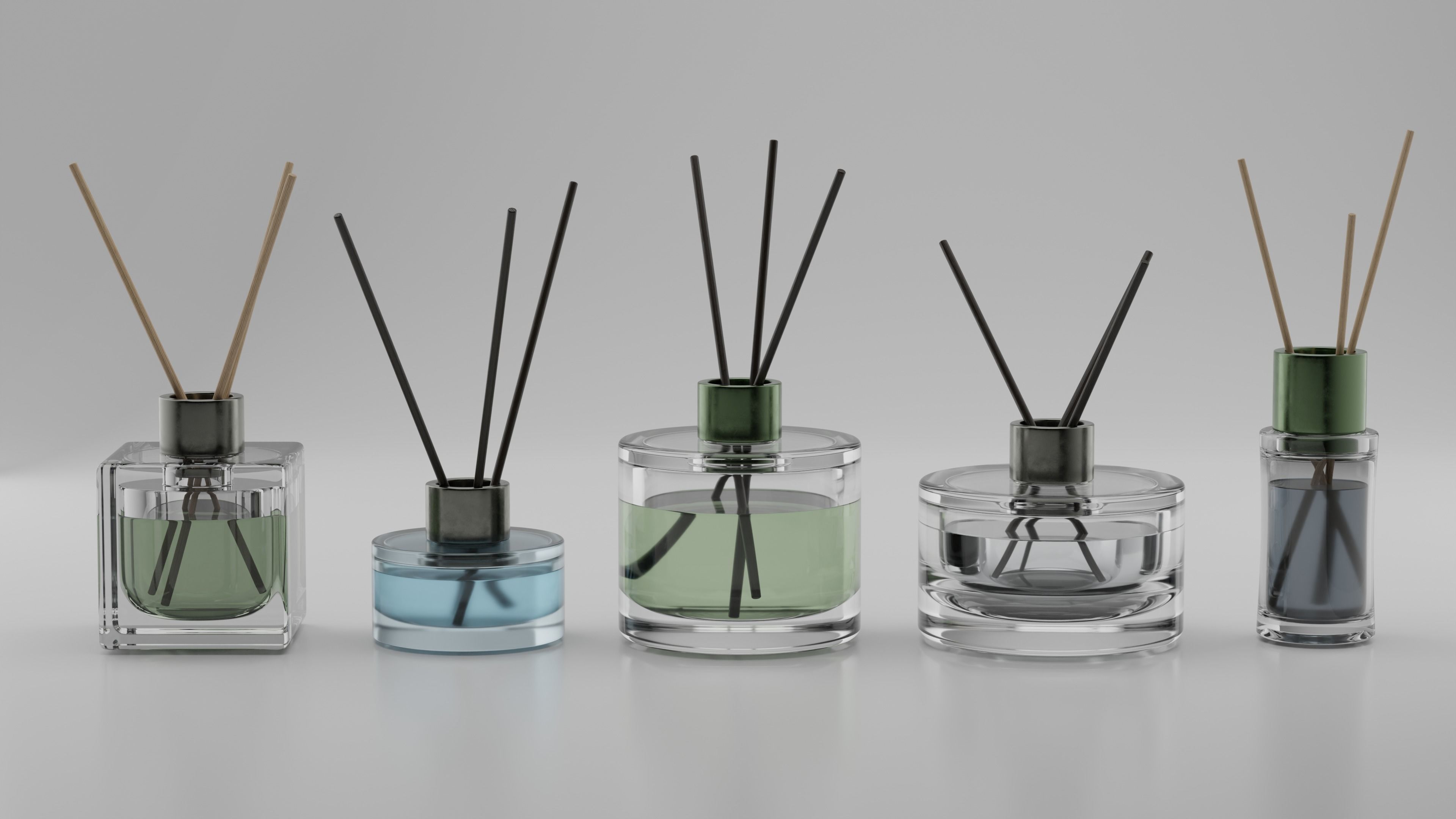 Scent Sticks 3D model | CGTrader