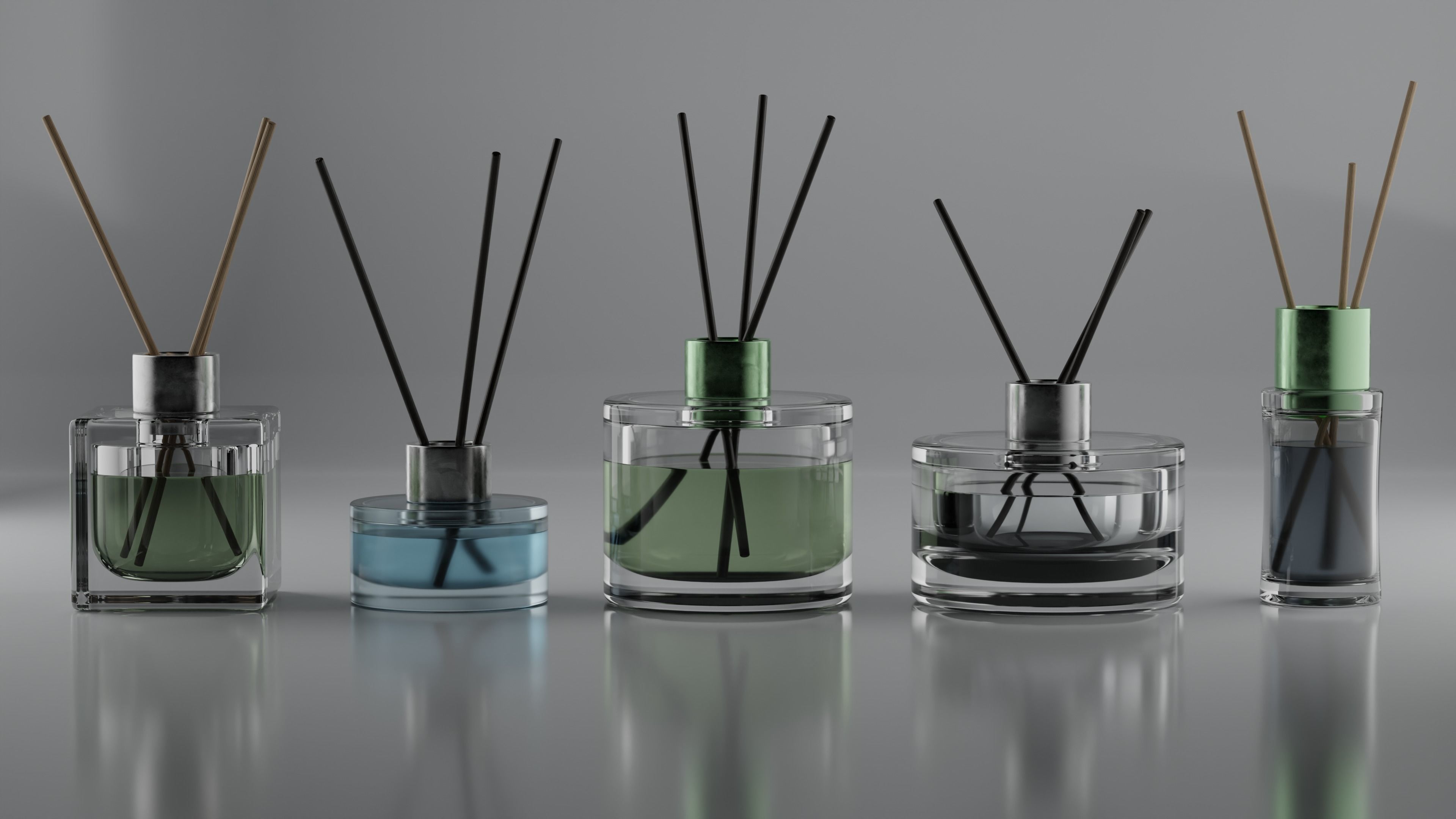 Scent Sticks 3D model | CGTrader