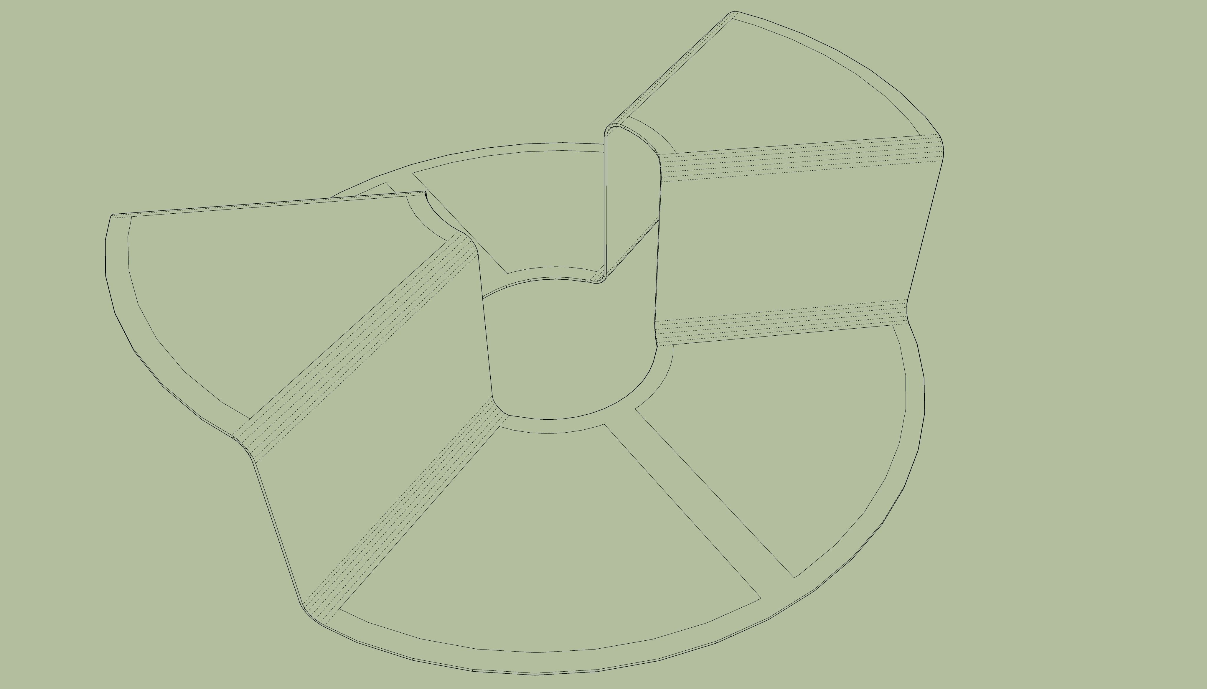 3D model 3D Under Tree Seating VR / AR / low-poly | CGTrader