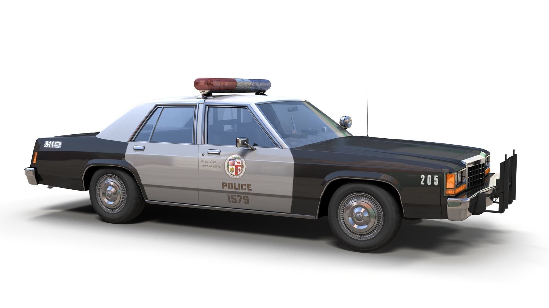 3D model American Police Cars VR / AR / low-poly | CGTrader
