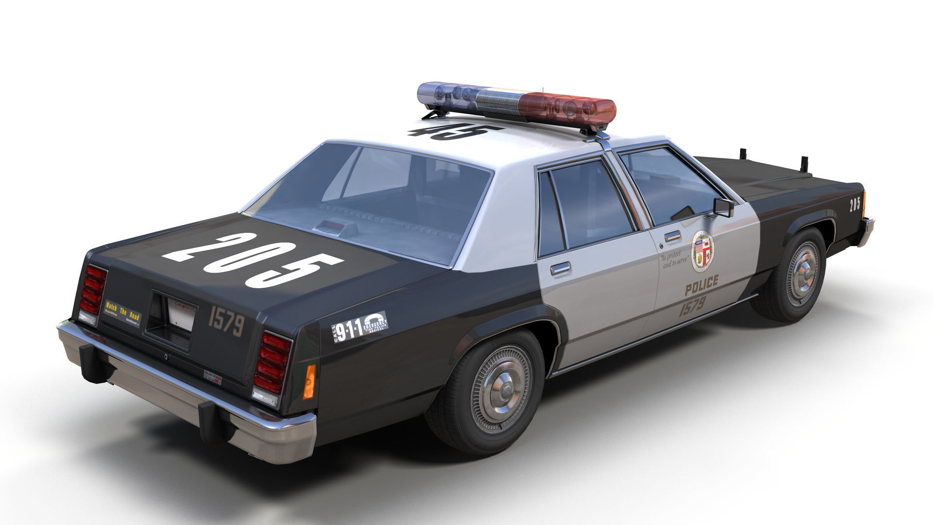 3D model American Police Cars VR / AR / low-poly | CGTrader