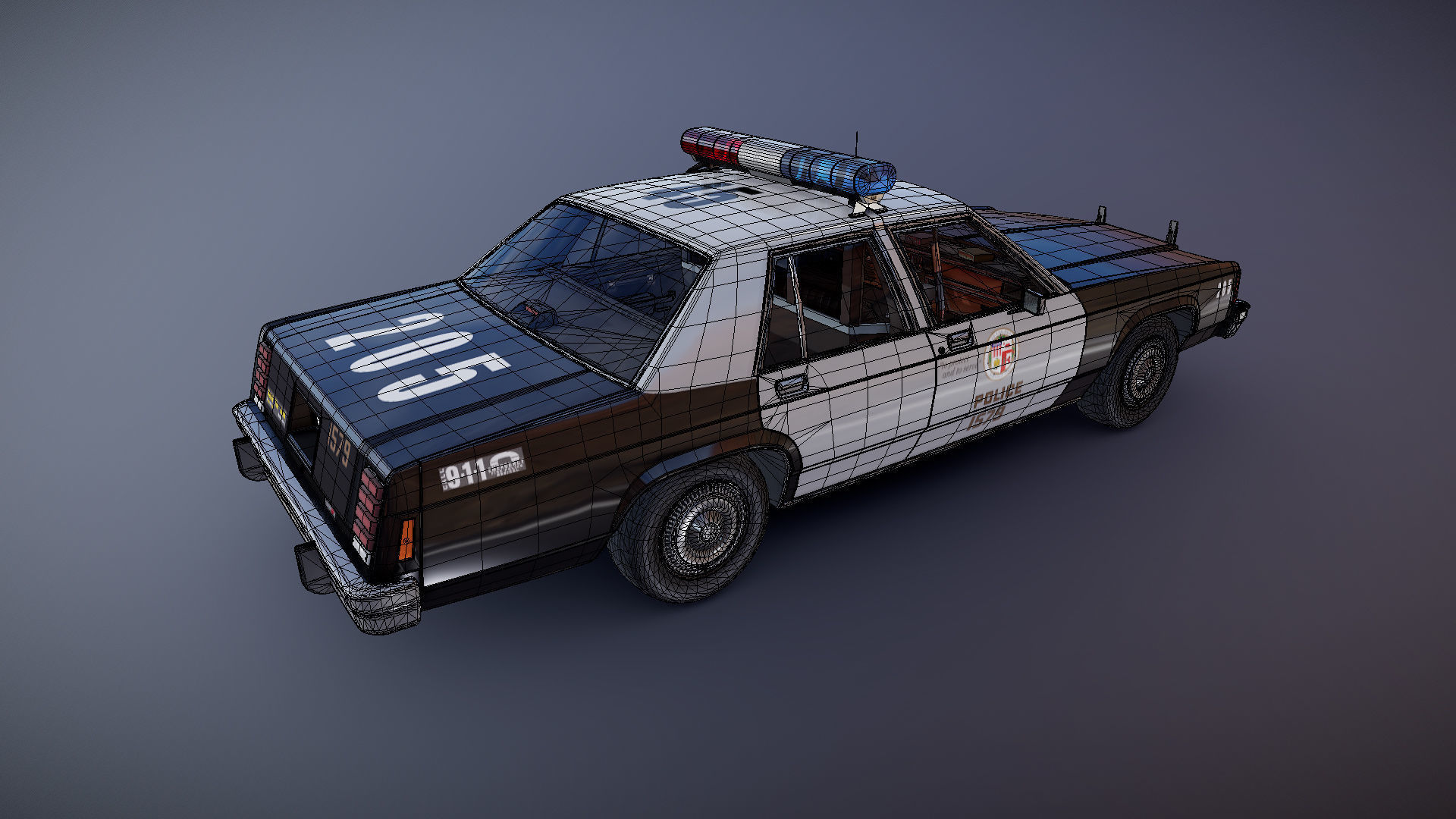 3D model American Police Cars VR / AR / low-poly | CGTrader