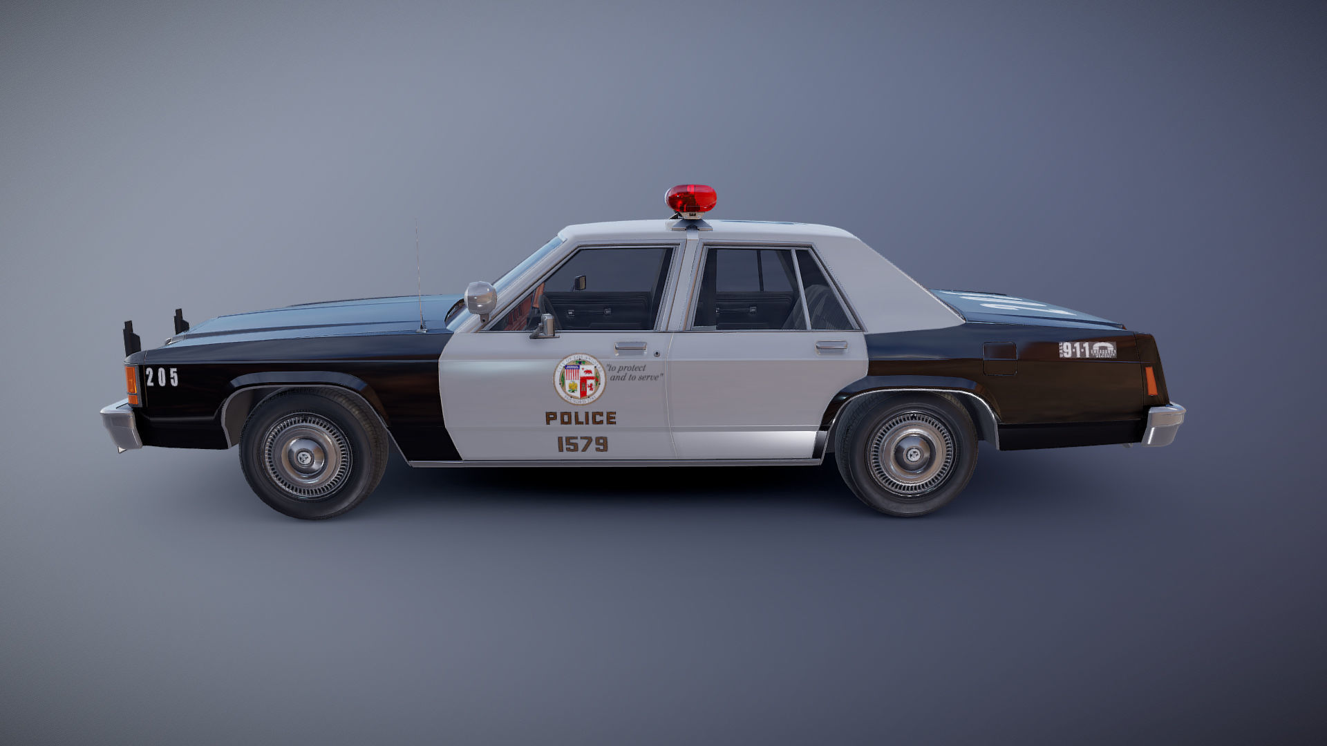 3D model American Police Cars VR / AR / low-poly | CGTrader