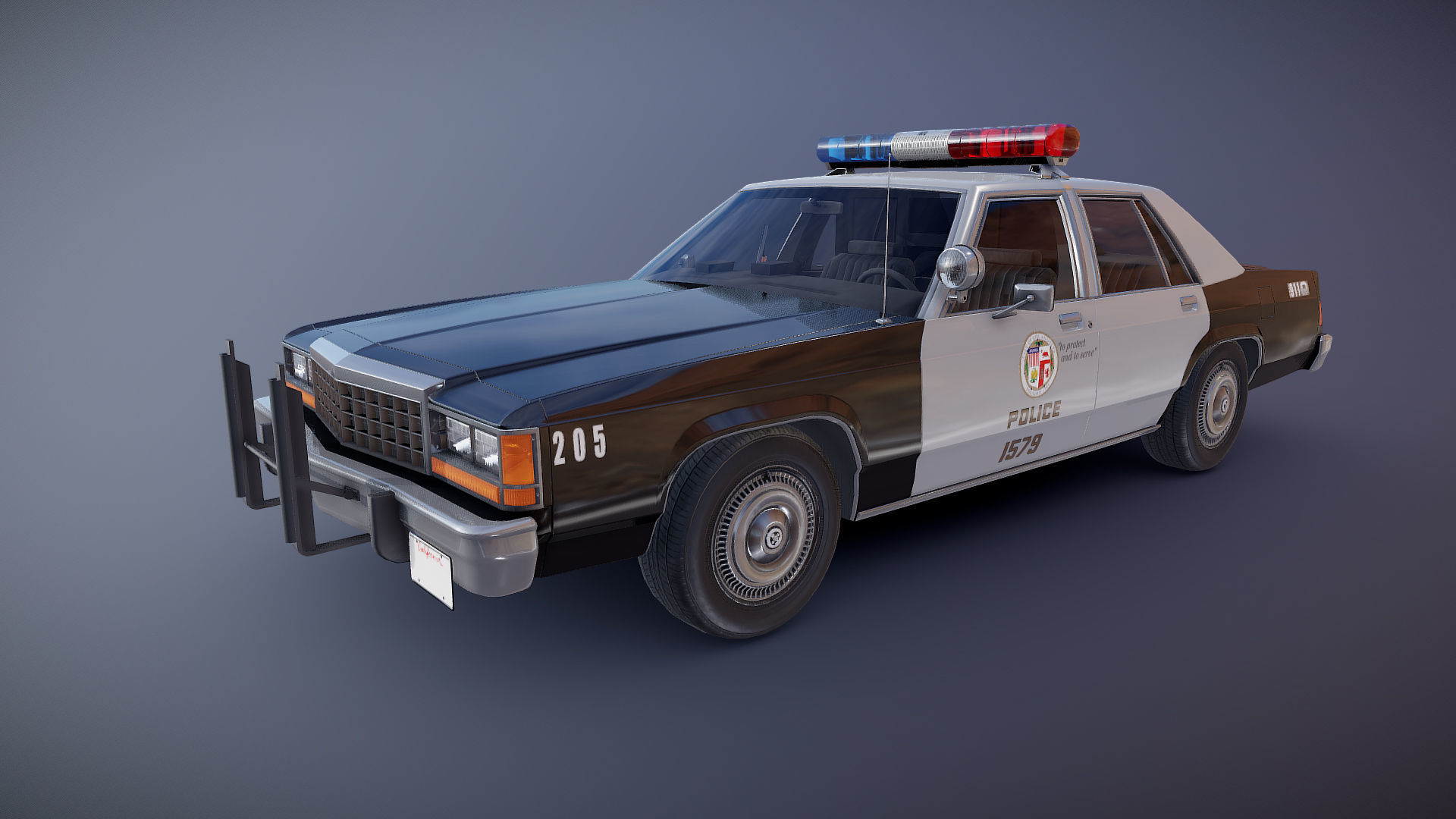 3D model American Police Cars VR / AR / low-poly | CGTrader
