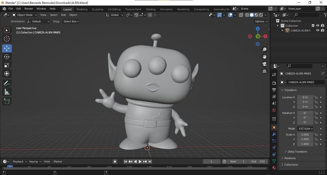 ALIEN TOY STORY FUNKO POP 3D model 3D printable | CGTrader