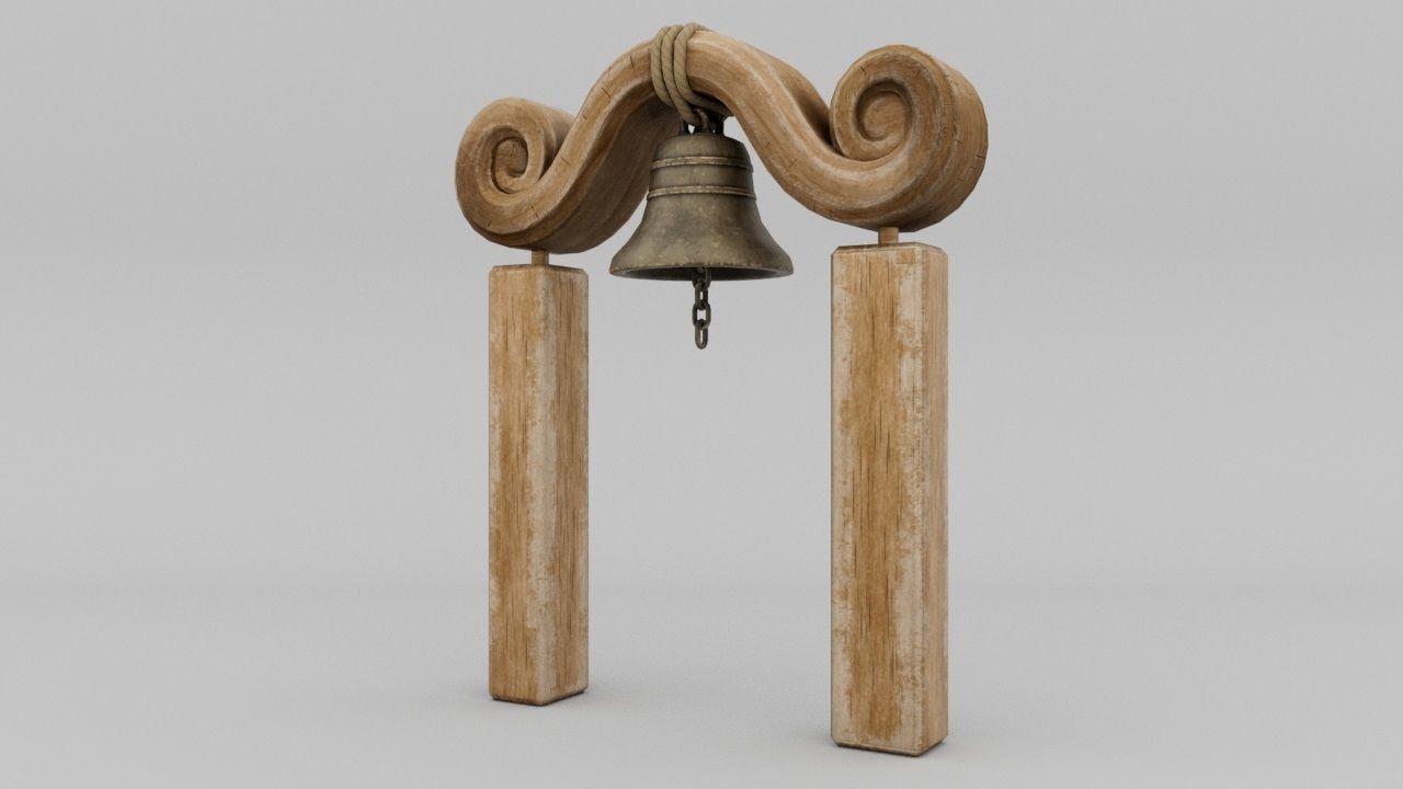 3D model Ships bell VR / AR / low-poly | CGTrader