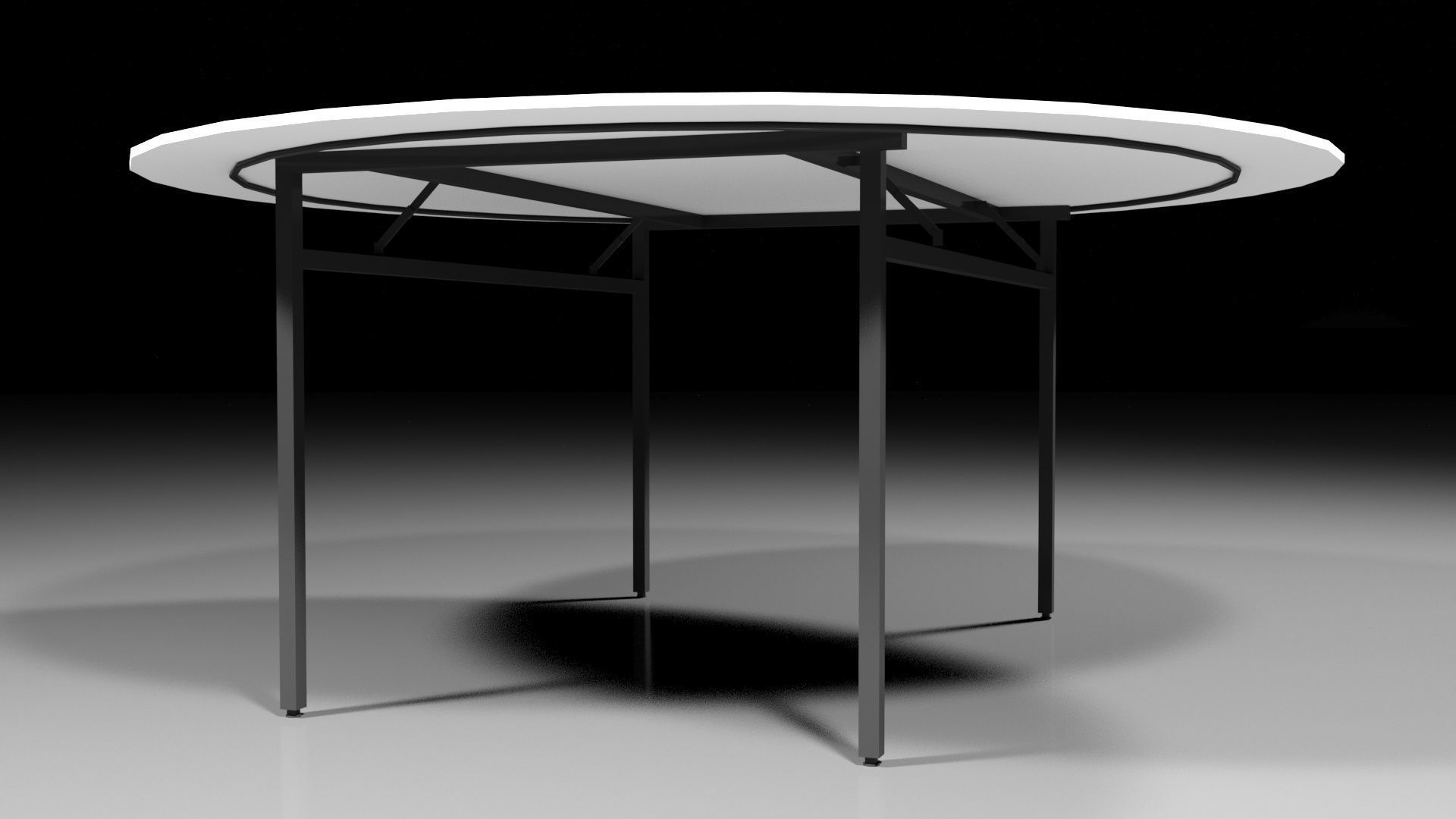 Banquet Table free 3D model | CGTrader