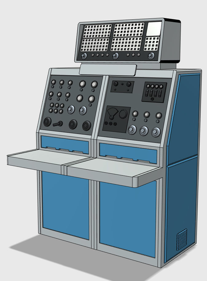 Bat Computer 1966 Batman 3D model 3D printable | CGTrader