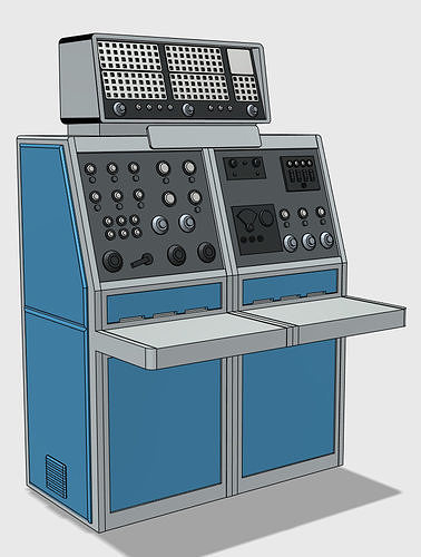 Bat Computer 1966 Batman 3D model 3D printable | CGTrader