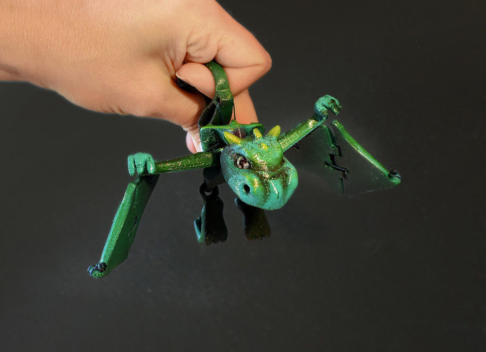 PUPPET DRAGON - ARTICULATED 3D model 3D printable | CGTrader
