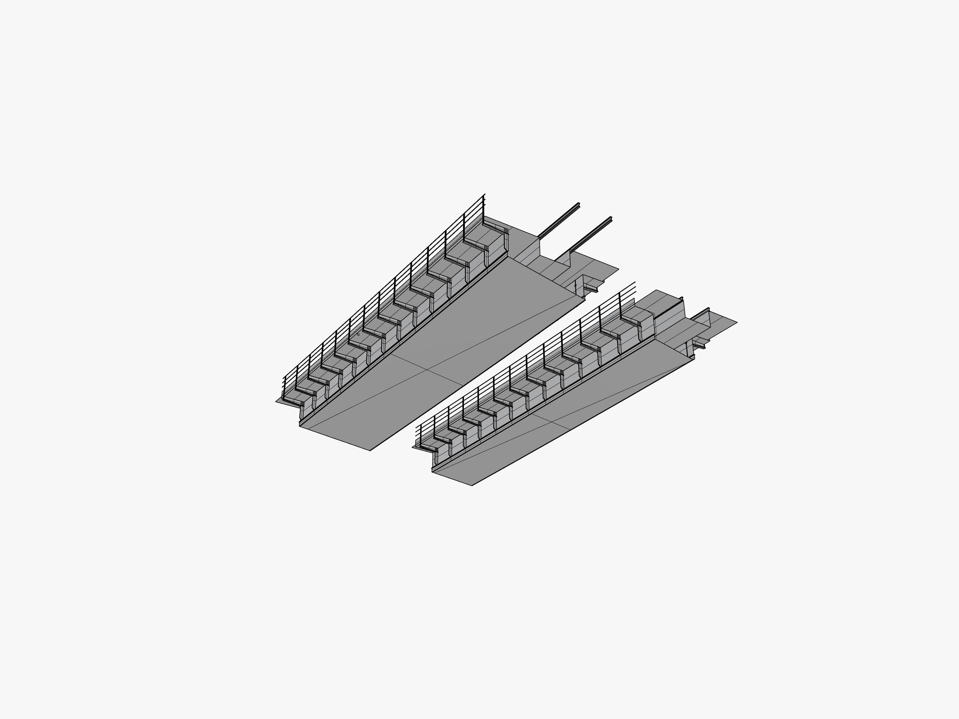 Overground Train Tracks 3D model | CGTrader