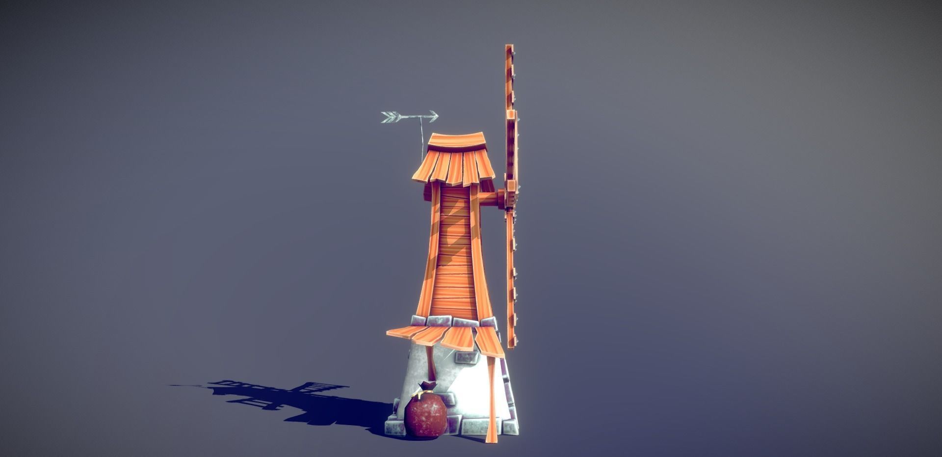 3D model Windmill Stylized VR / AR / low-poly | CGTrader