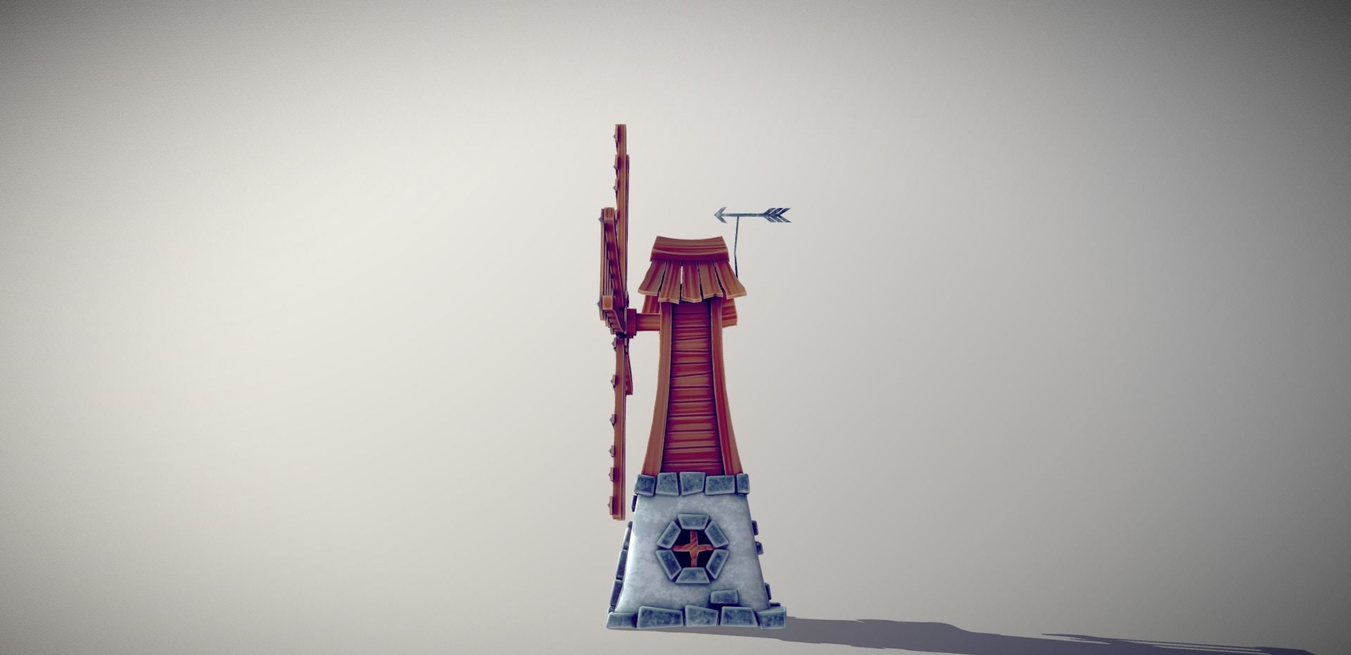 3D model Windmill Stylized VR / AR / low-poly | CGTrader