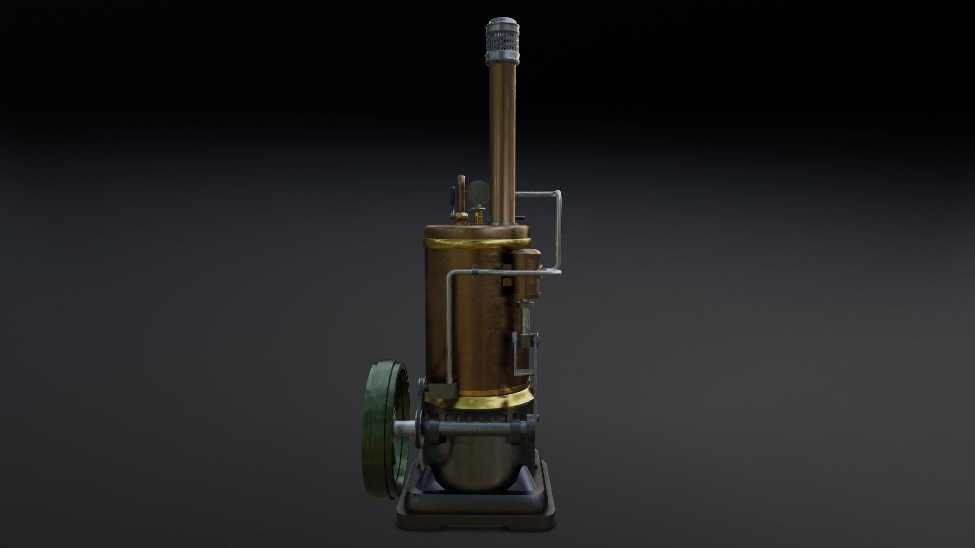 3D model Steampunk Engine VR / AR / low-poly | CGTrader