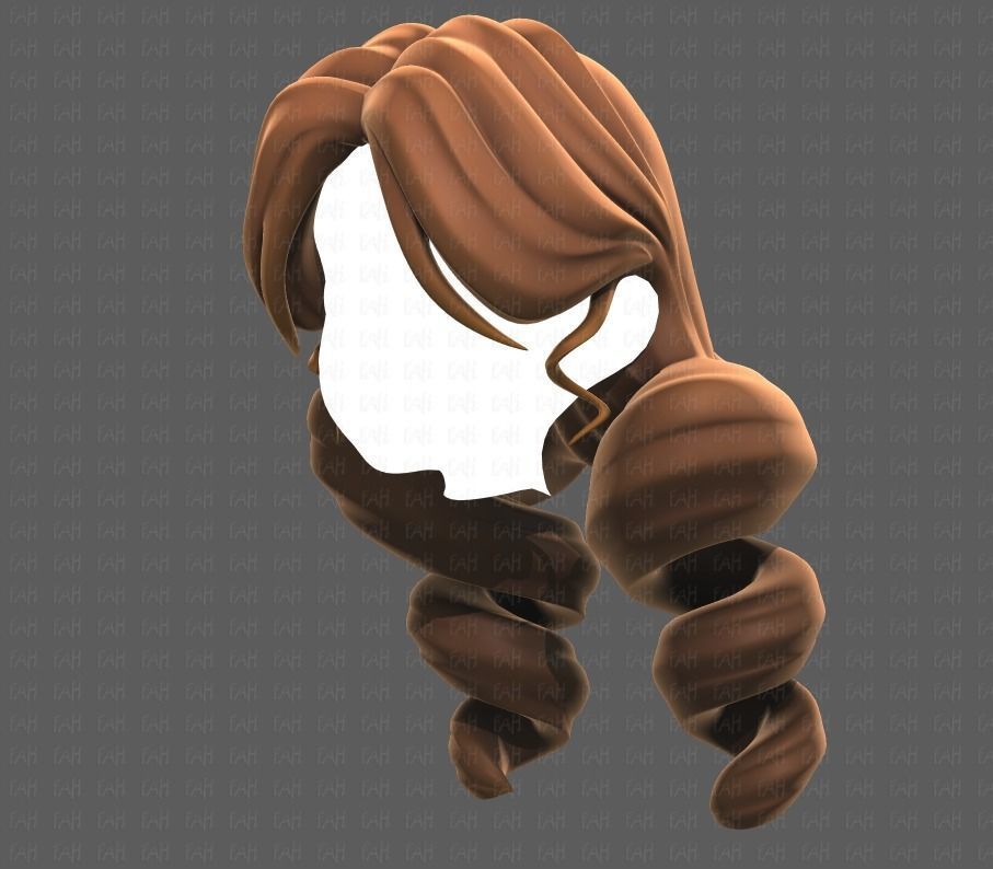 3D model Base Hair for girl V43 VR / AR / low-poly | CGTrader