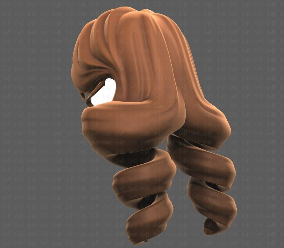 3D model Base Hair for girl V43 VR / AR / low-poly | CGTrader