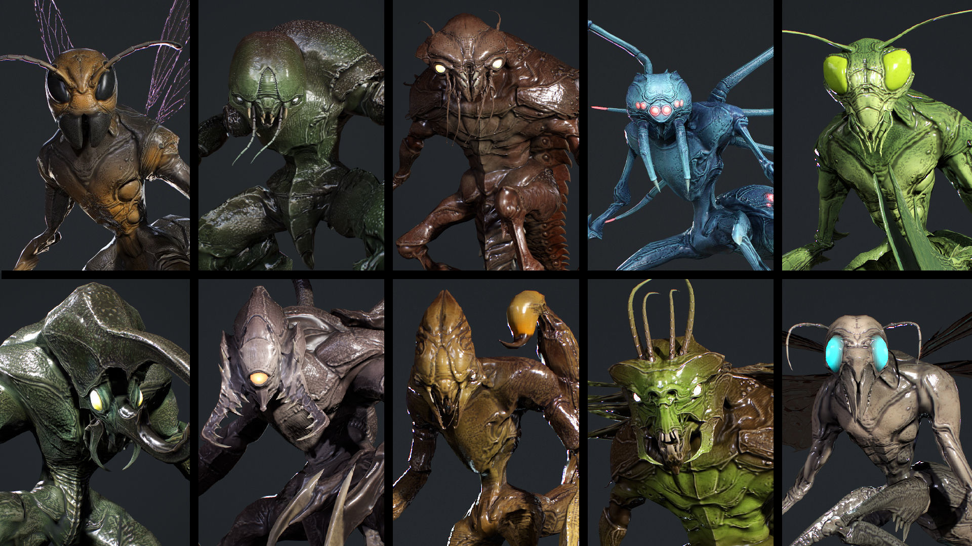 3D Model Collection Creatures Super Pack VR / AR / low-poly | CGTrader