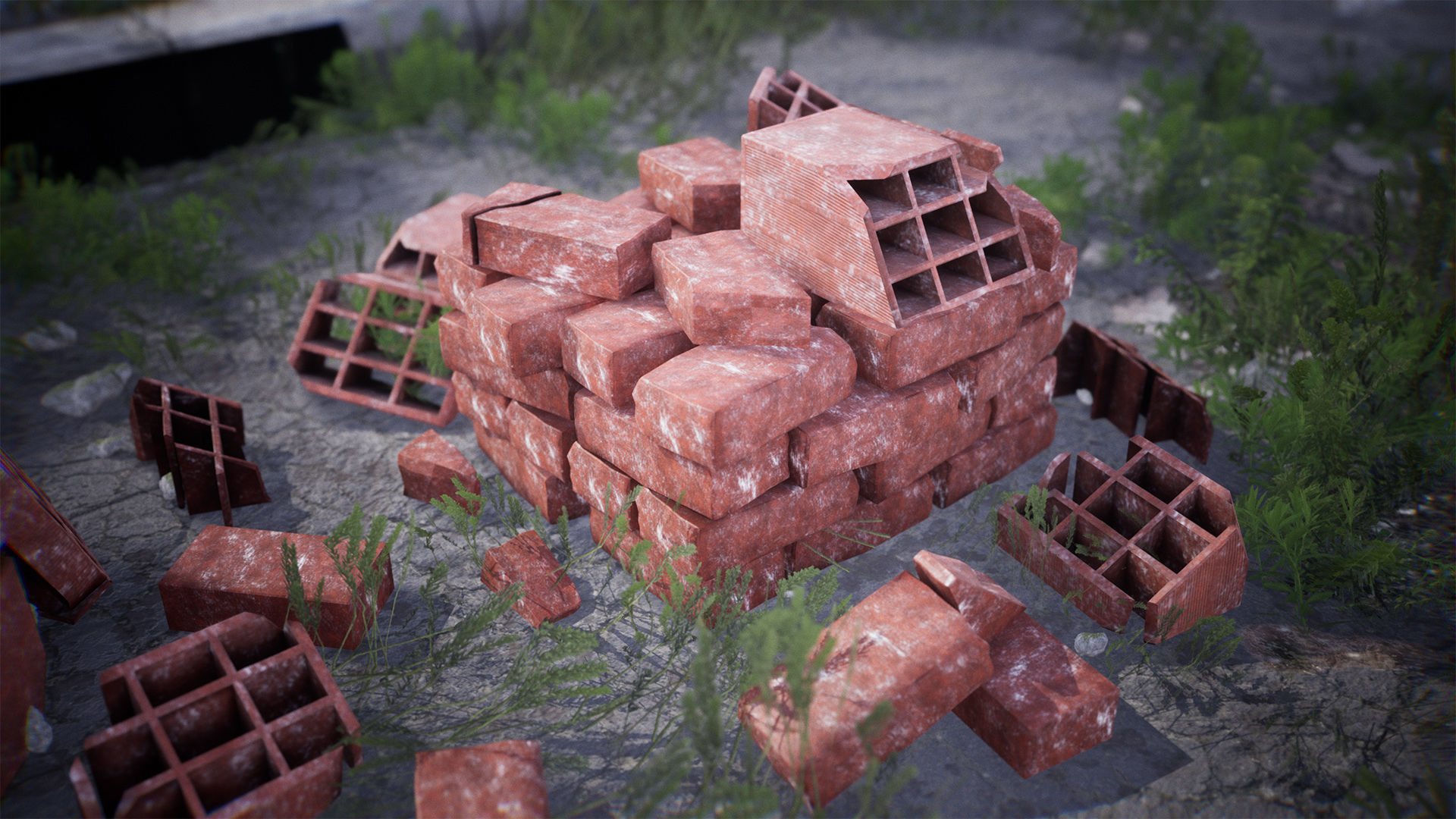3D model Bricks Package 44 Assets VR / AR / low-poly | CGTrader