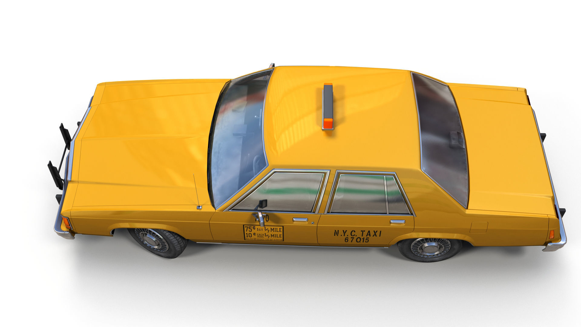 3D model New York Taxi Cab VR / AR / low-poly | CGTrader