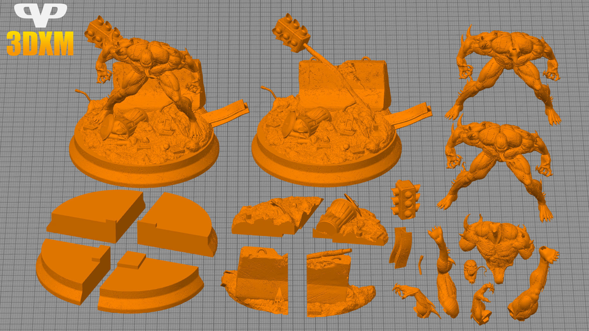 Anti-Venom STL for 3D Printing ChibiSTL 3DXM 3D model 3D printable ...