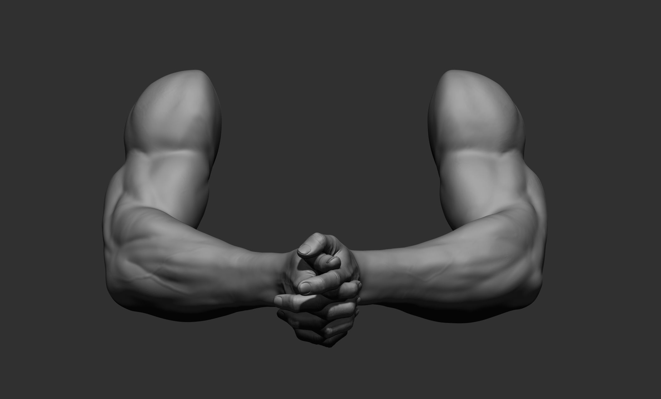 17 male arm poses 3D model | CGTrader