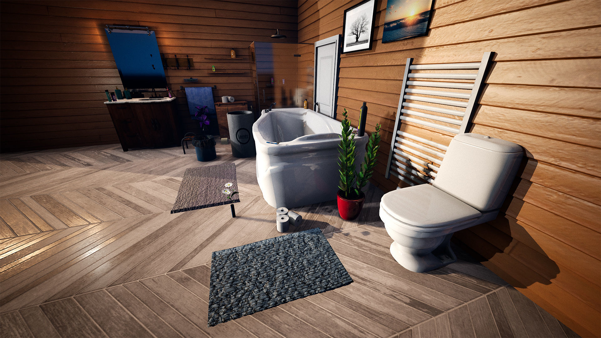 3D model Bathroom Prop Package VR / AR / low-poly | CGTrader