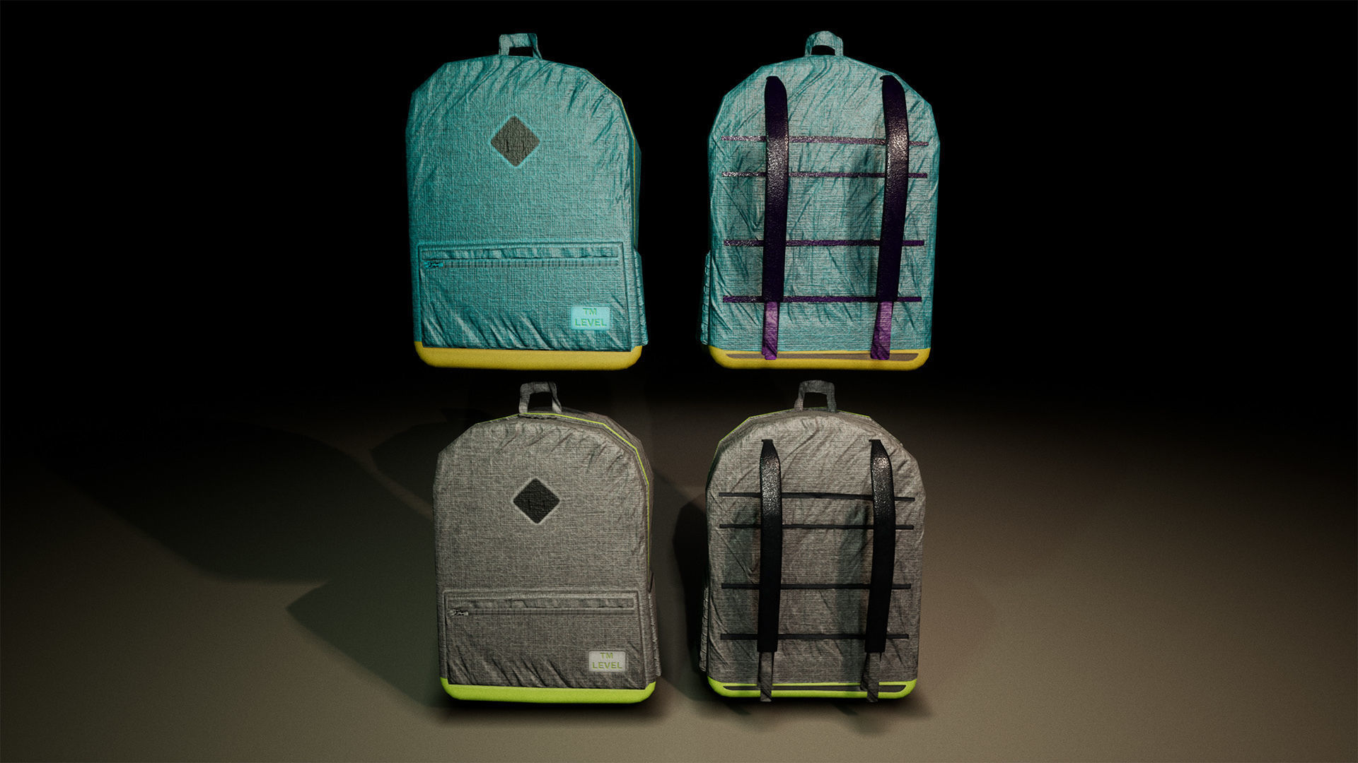 3D model Backpacks And Bags 22 Variations VR / AR / low-poly | CGTrader