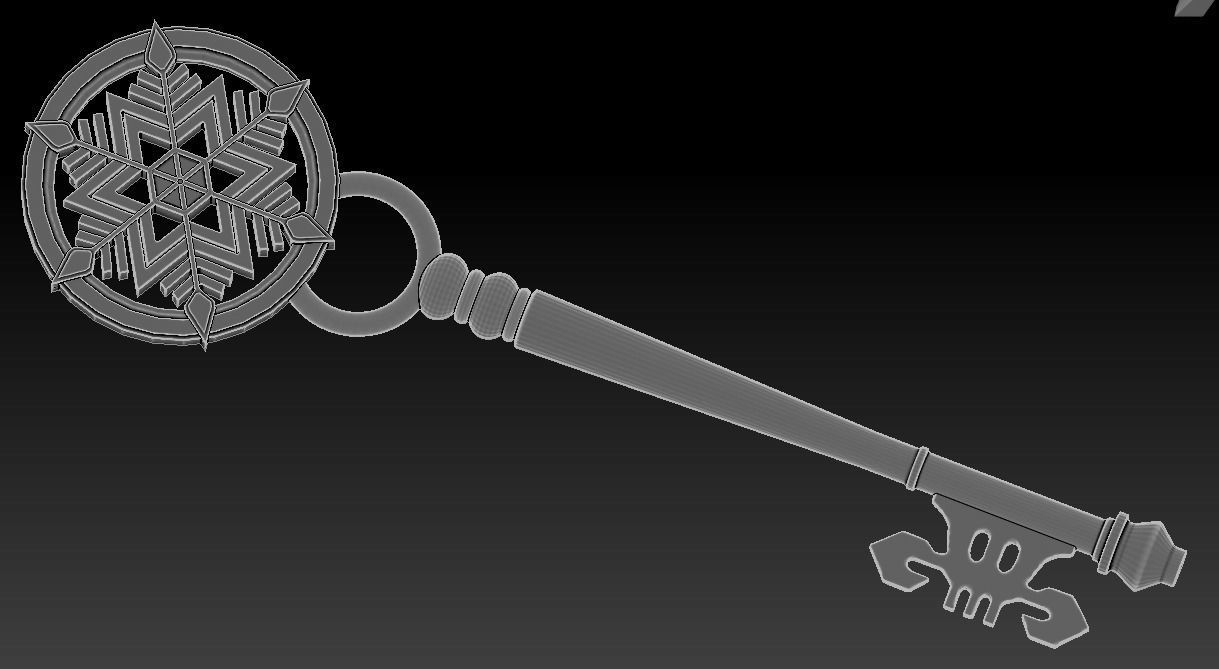 Locke and Key Slowglobe Key 3D model 3D printable | CGTrader