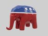 Republican Party Elephant Logo 3D model 3D printable | CGTrader