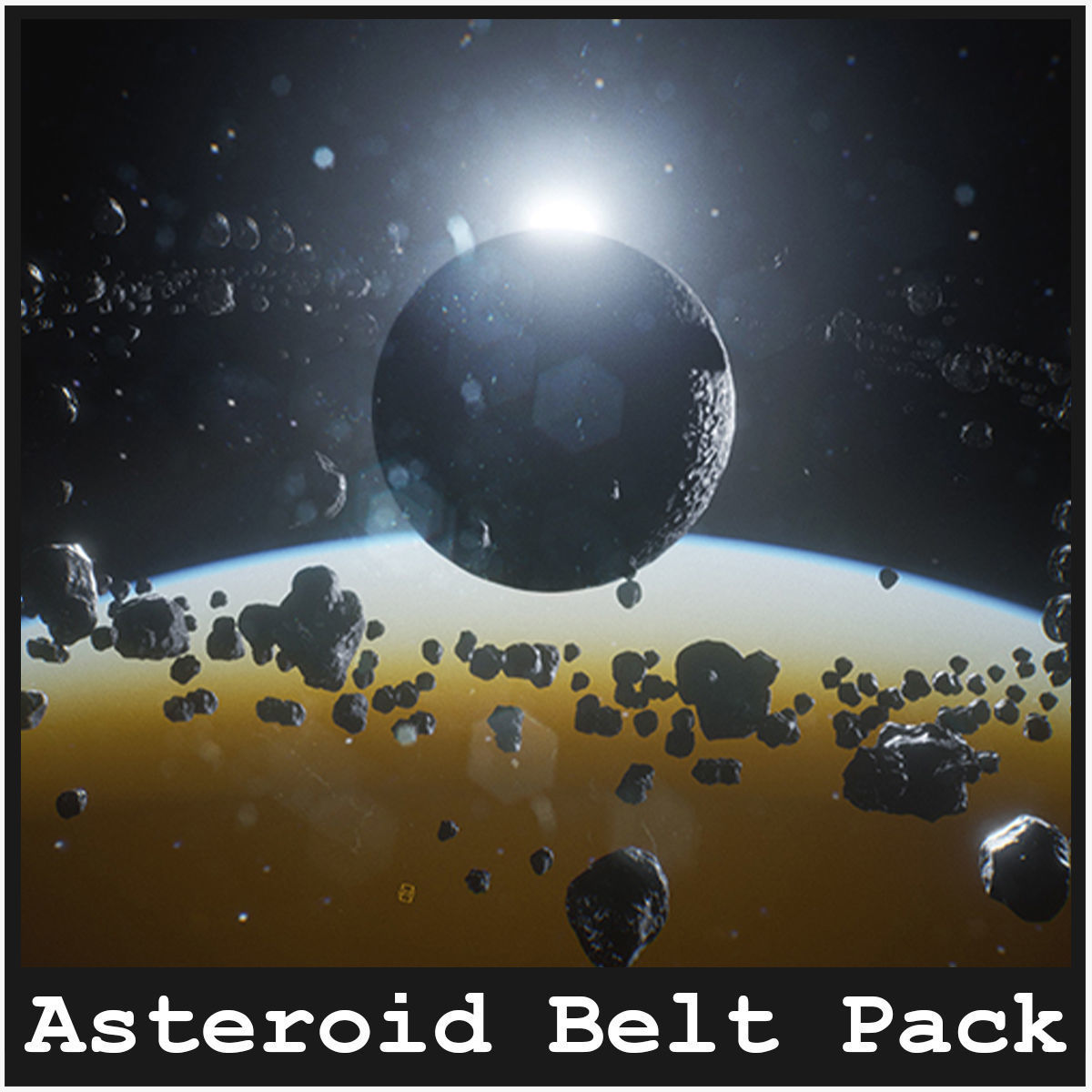 3D model Asteroid Belt Ultimate Prop Pack VR / AR / low-poly | CGTrader