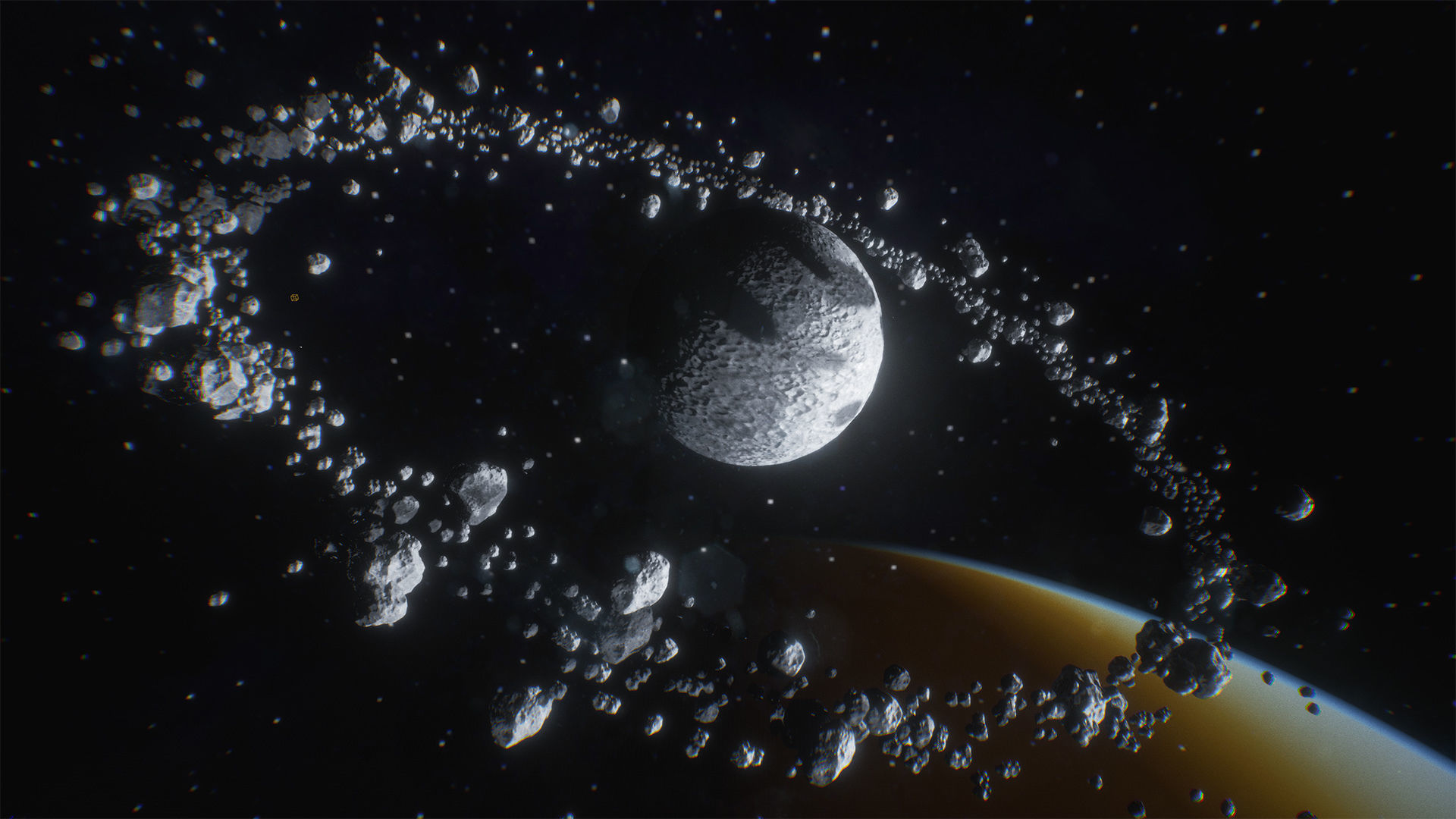 3D model Asteroid Belt Ultimate Prop Pack VR / AR / low-poly | CGTrader