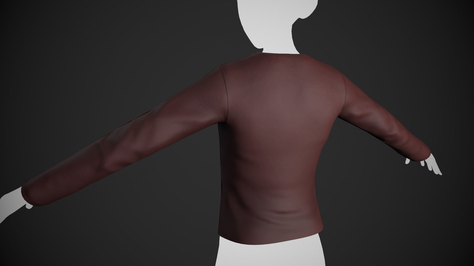 3D model Red Sweater Style 1 VR / AR / low-poly | CGTrader