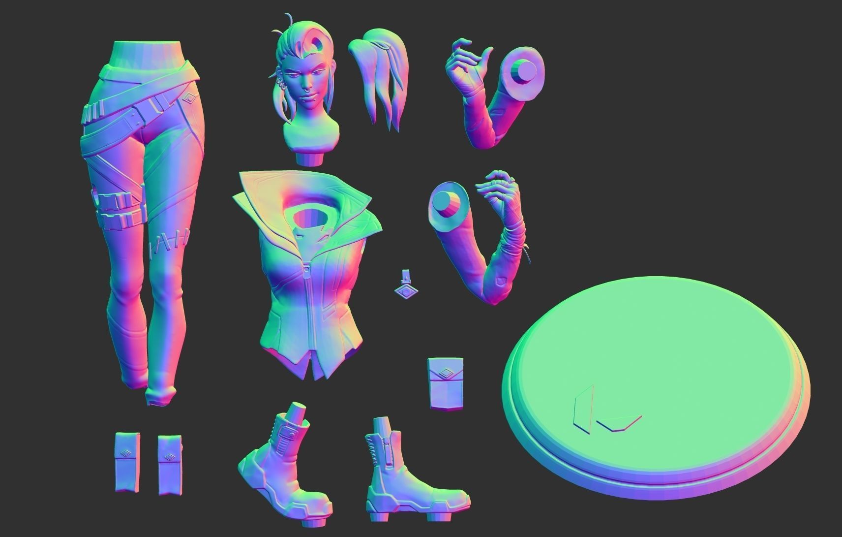 Fade Valorant 3D model 3D printable | CGTrader