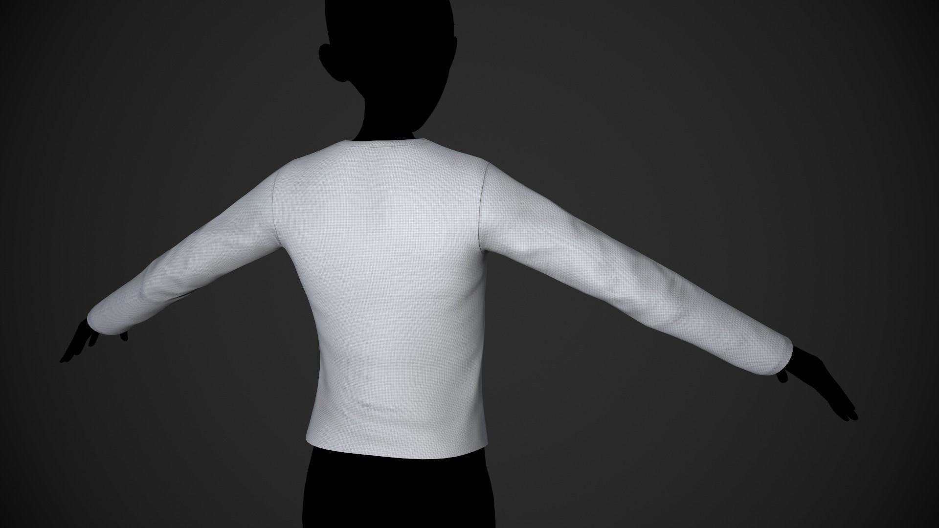 3D model White Sweater Style 1 VR / AR / low-poly | CGTrader