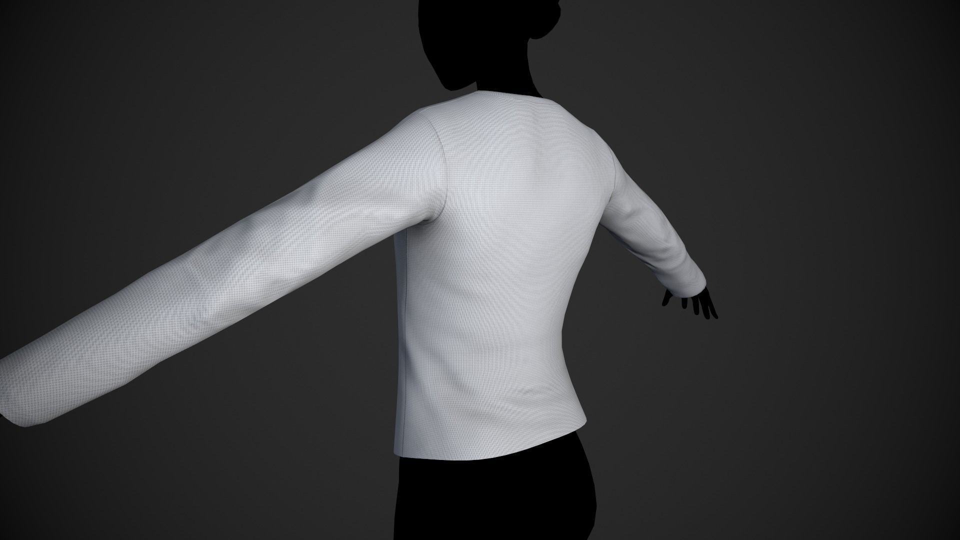 3D model White Sweater Style 1 VR / AR / low-poly | CGTrader