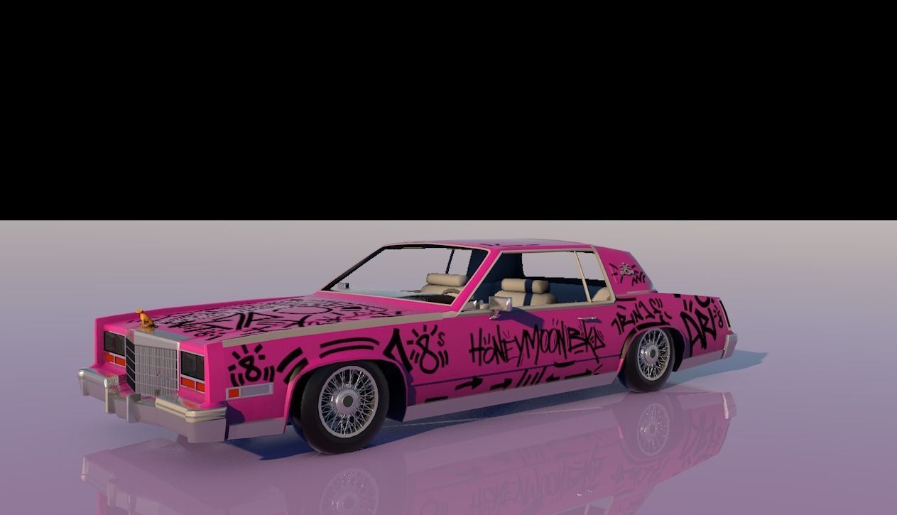 7 Rings Car - Sweetener World Tour Ariana Grande 3D model | CGTrader