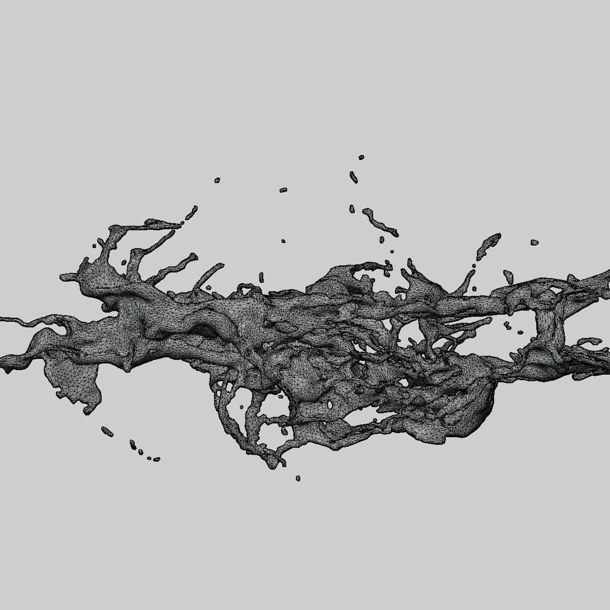 Animated Blood Splash 14 3D model animated | CGTrader