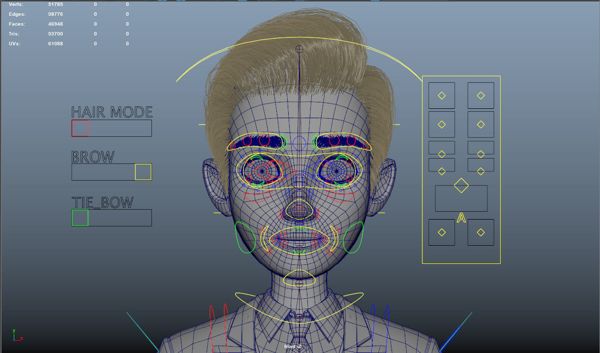 Cartoon Bride Groom Rigged 3D model rigged | CGTrader