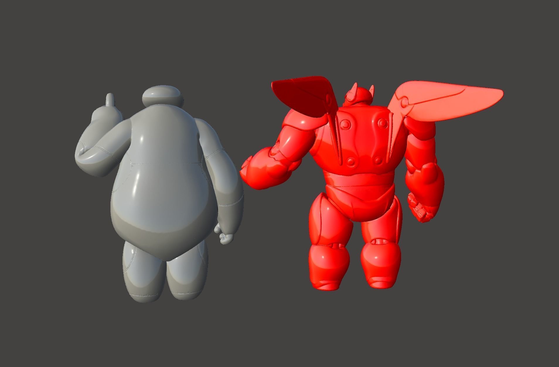 BAYMAX ARMORED BUNDLE- BIG HERO 6 HI-POLY STL package 3 versions 3D ... BAYMAX ARMORED BUNDLE- BIG HERO 6 HI-POLY STL package 3 versions 3D ...