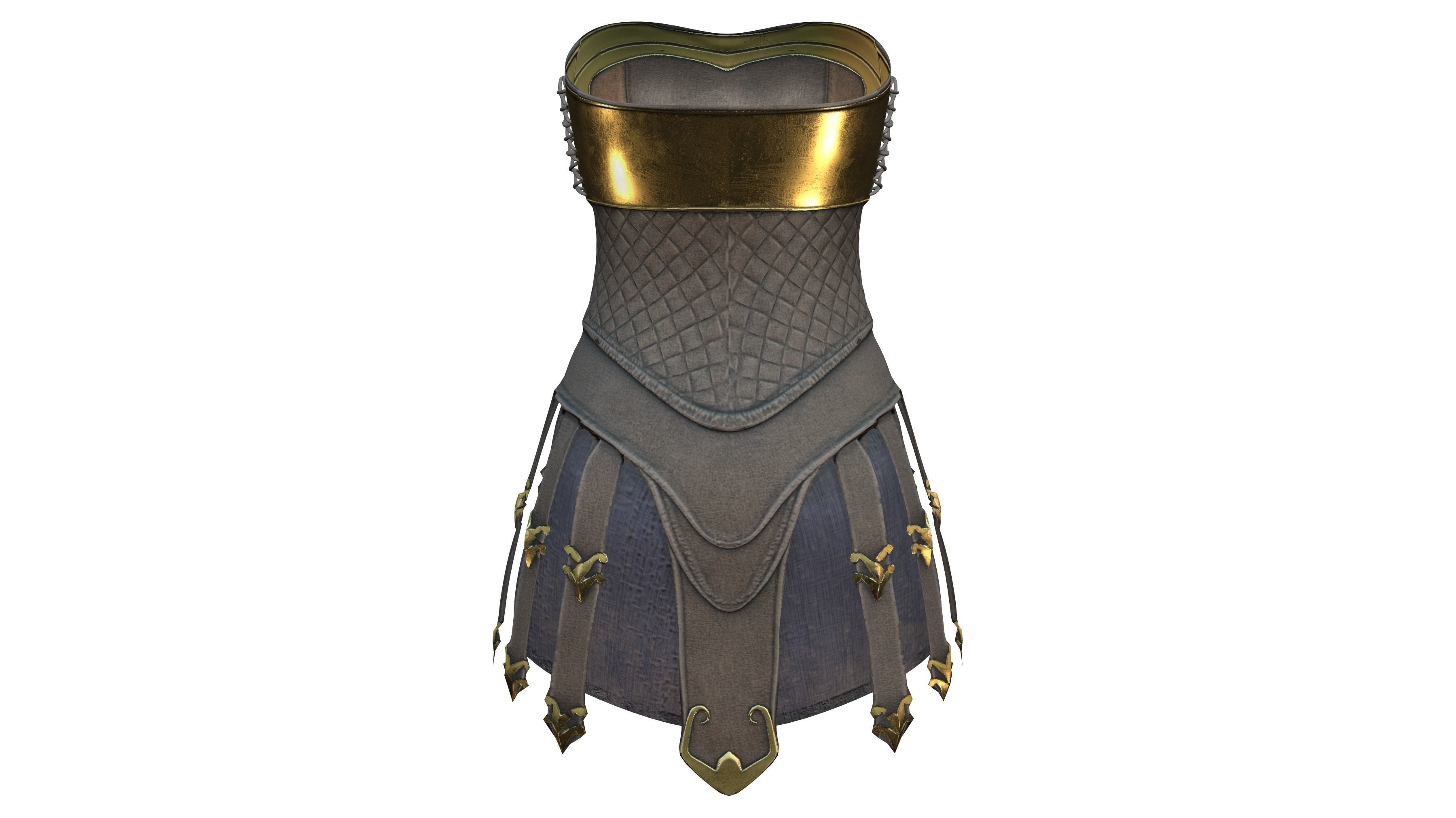 3D model Amazon Women Cloth Uniform Dress VR / AR / low-poly | CGTrader