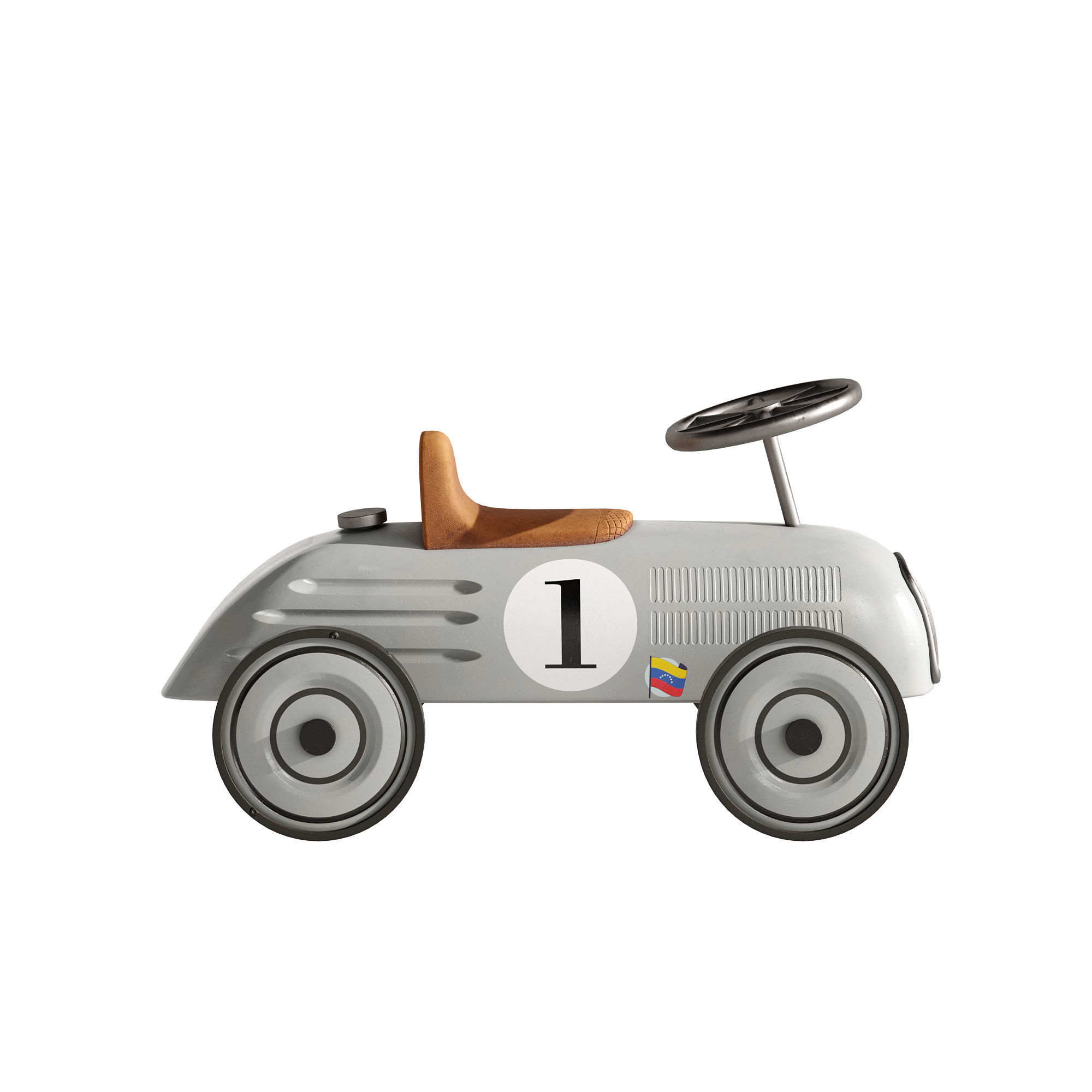 Retro Push Car collection set 1 3D model | CGTrader