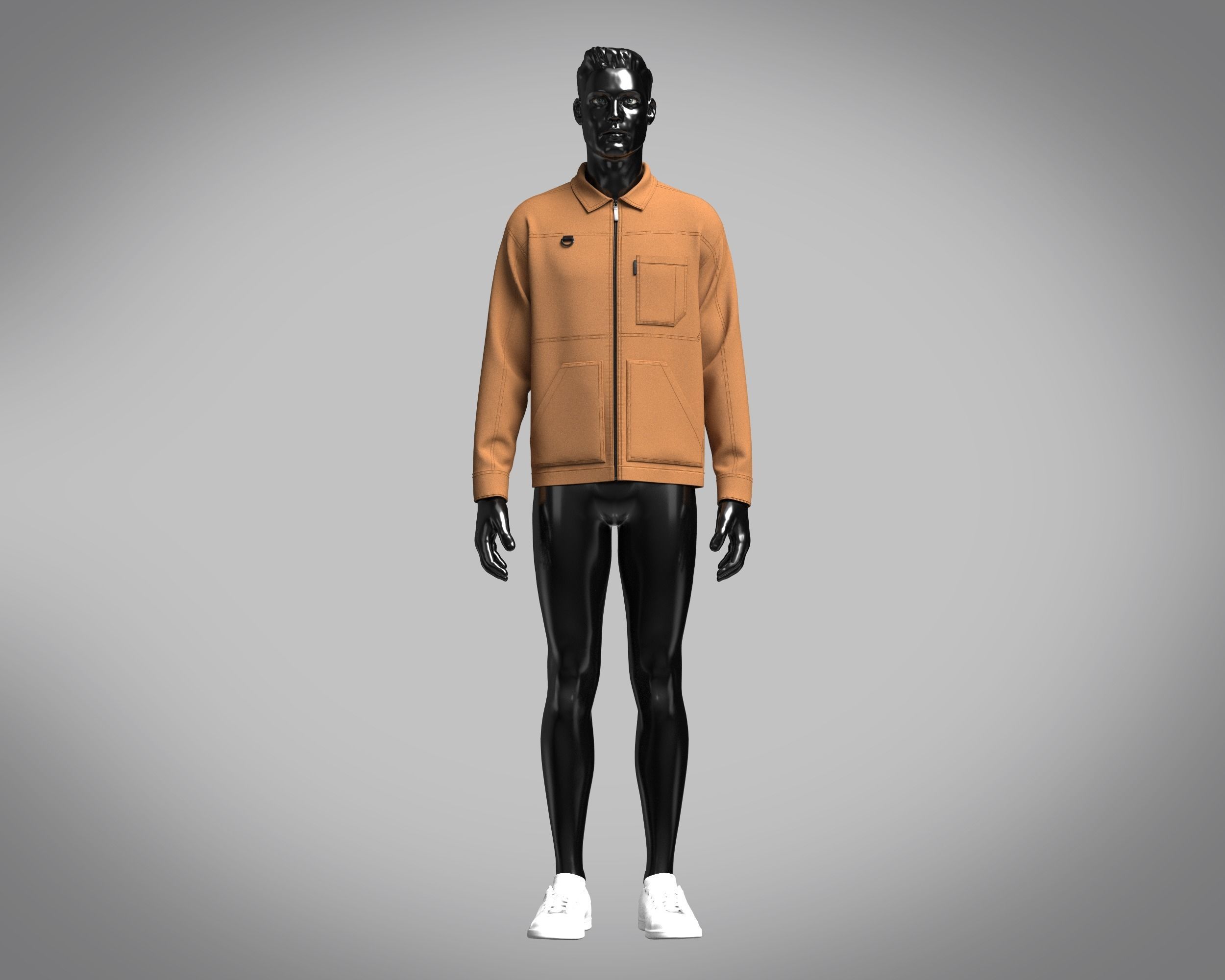 Pocket Jacket-Workwear 3D model | CGTrader