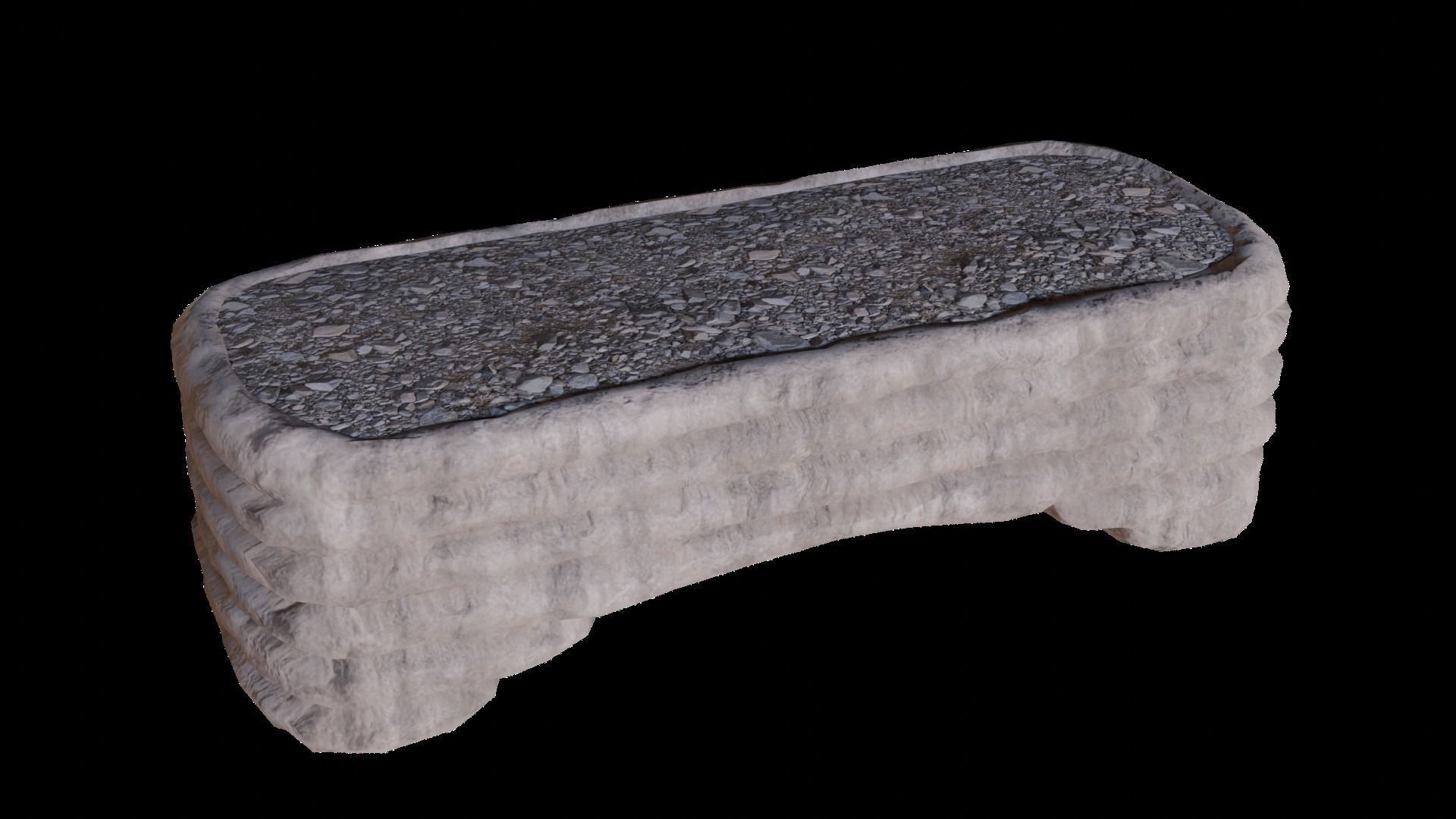 3D model Cave Rocks - Drip Stone Pillar Rock Platform Stone 20 Pieces ...