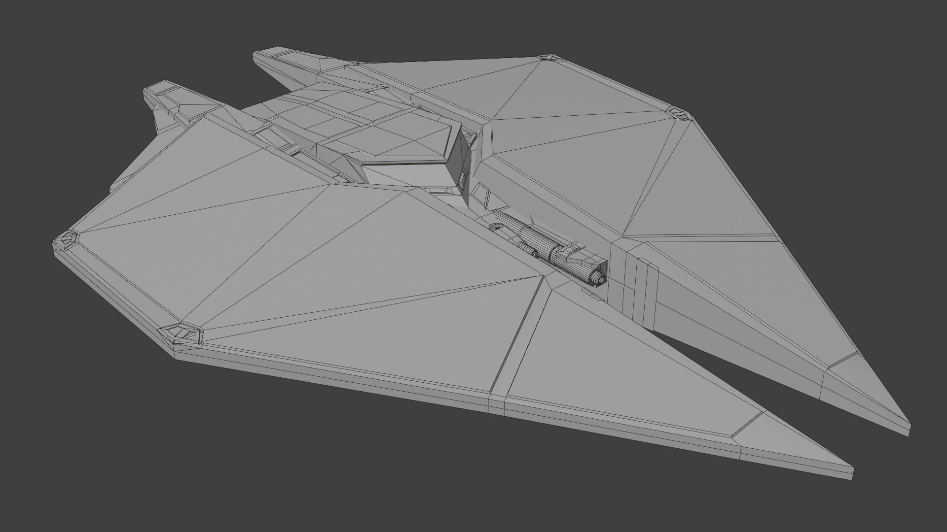 3D model Star Trek Section 31 Drone Starship VR / AR / low-poly | CGTrader