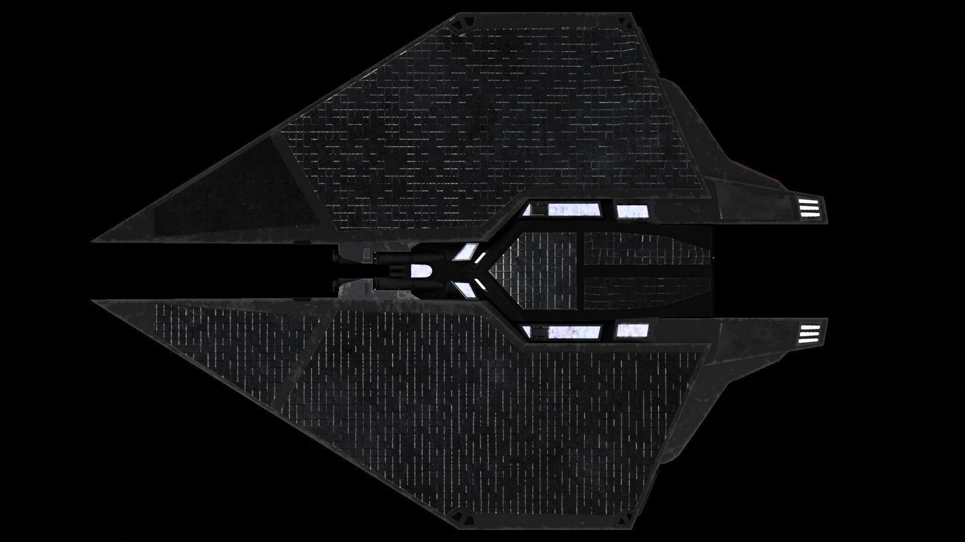 3D model Star Trek Section 31 Drone Starship VR / AR / low-poly | CGTrader