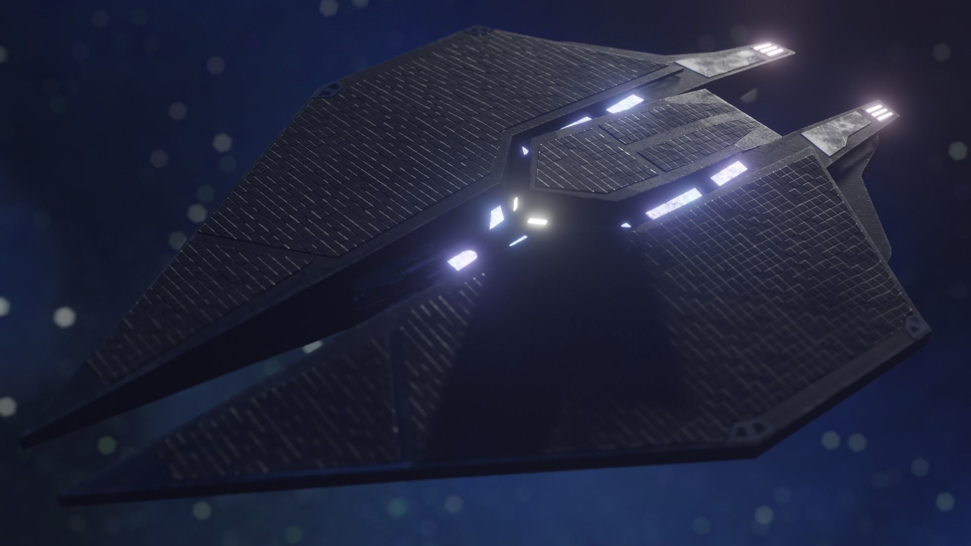 3D model Star Trek Section 31 Drone Starship VR / AR / low-poly | CGTrader