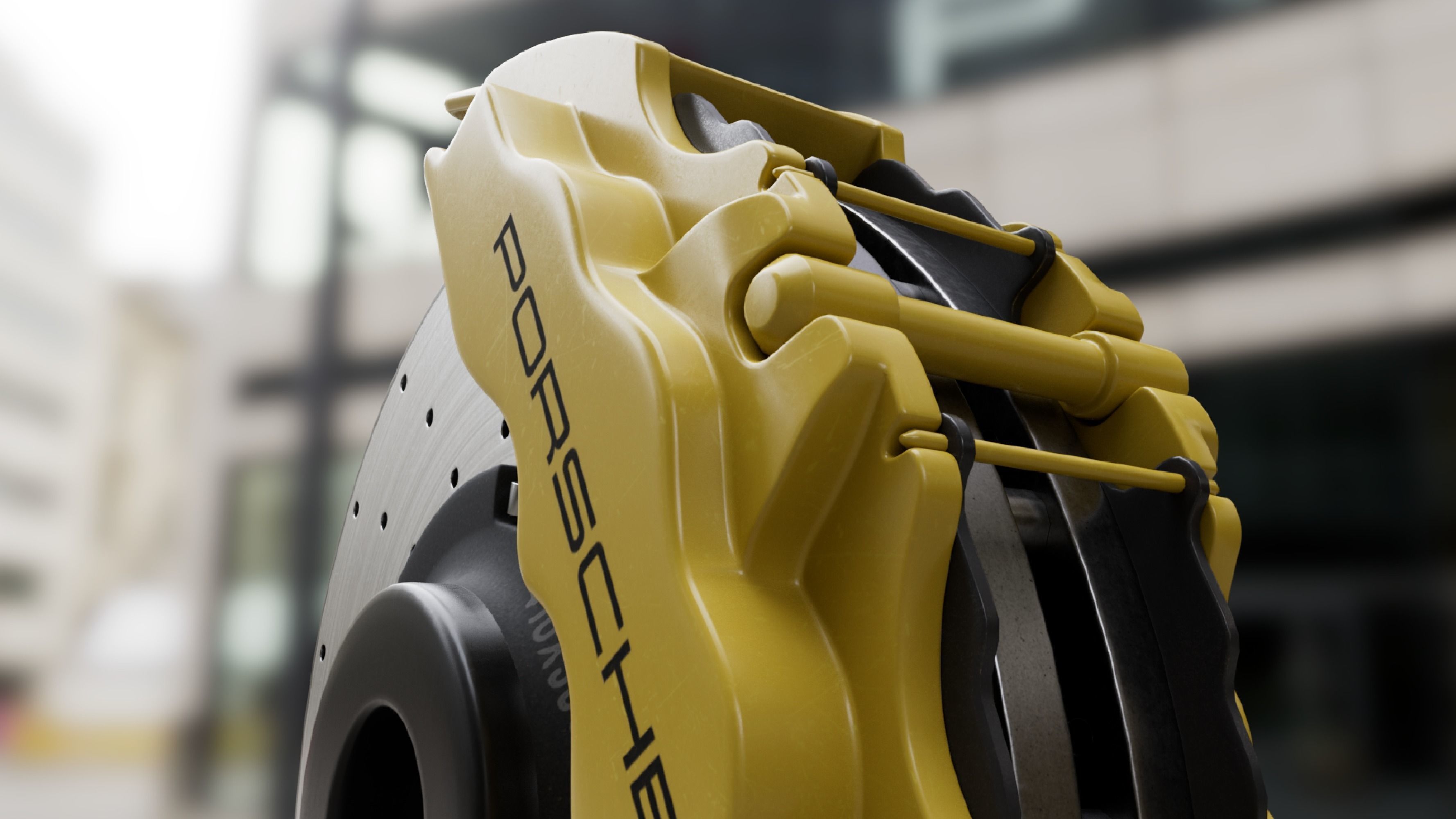 Car braking 3D model | CGTrader