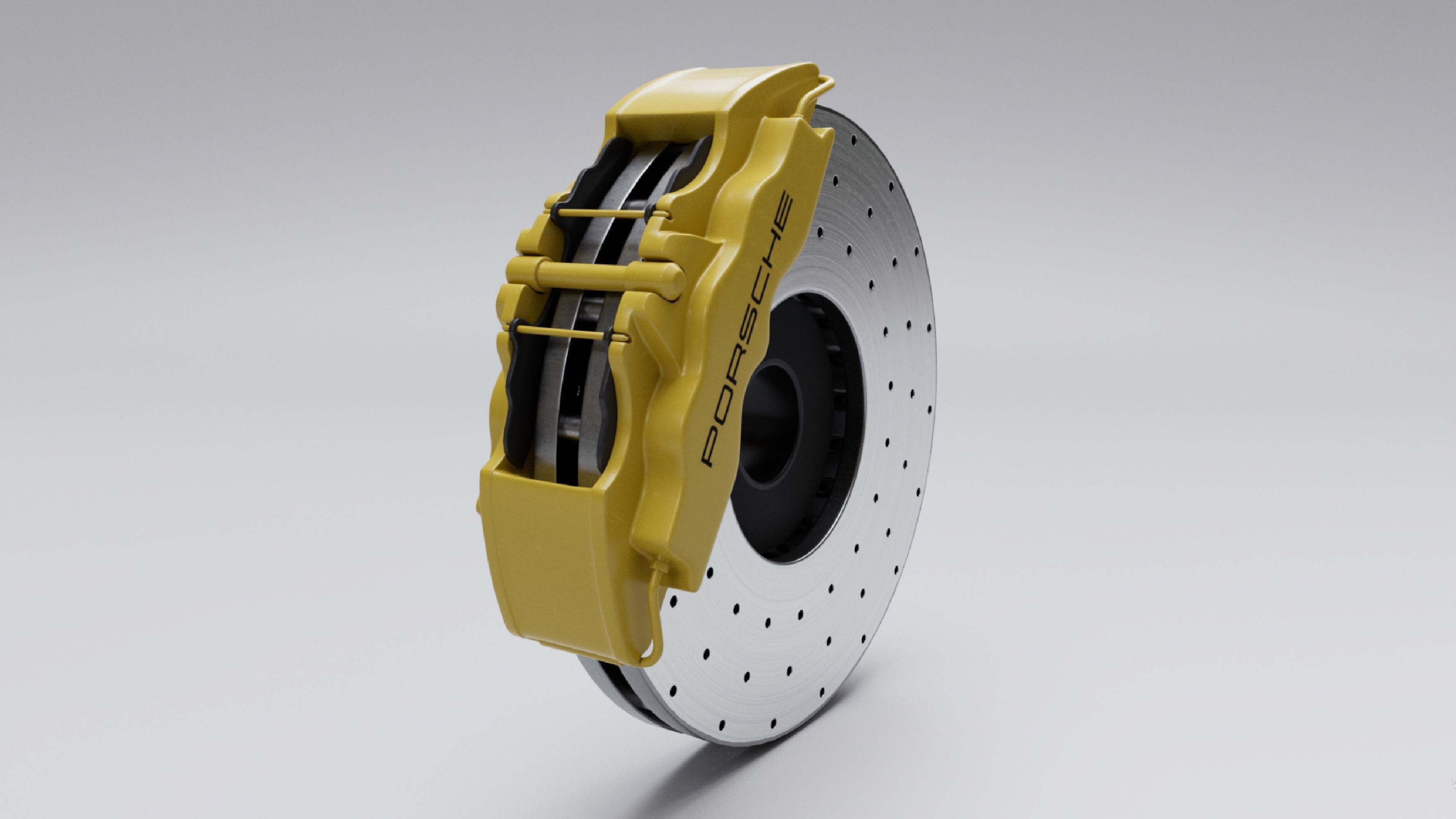 Car braking 3D model | CGTrader