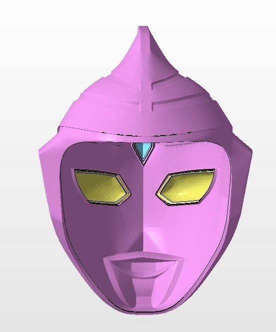 Aguru Ultraman helmet 3D model 3D printable | CGTrader