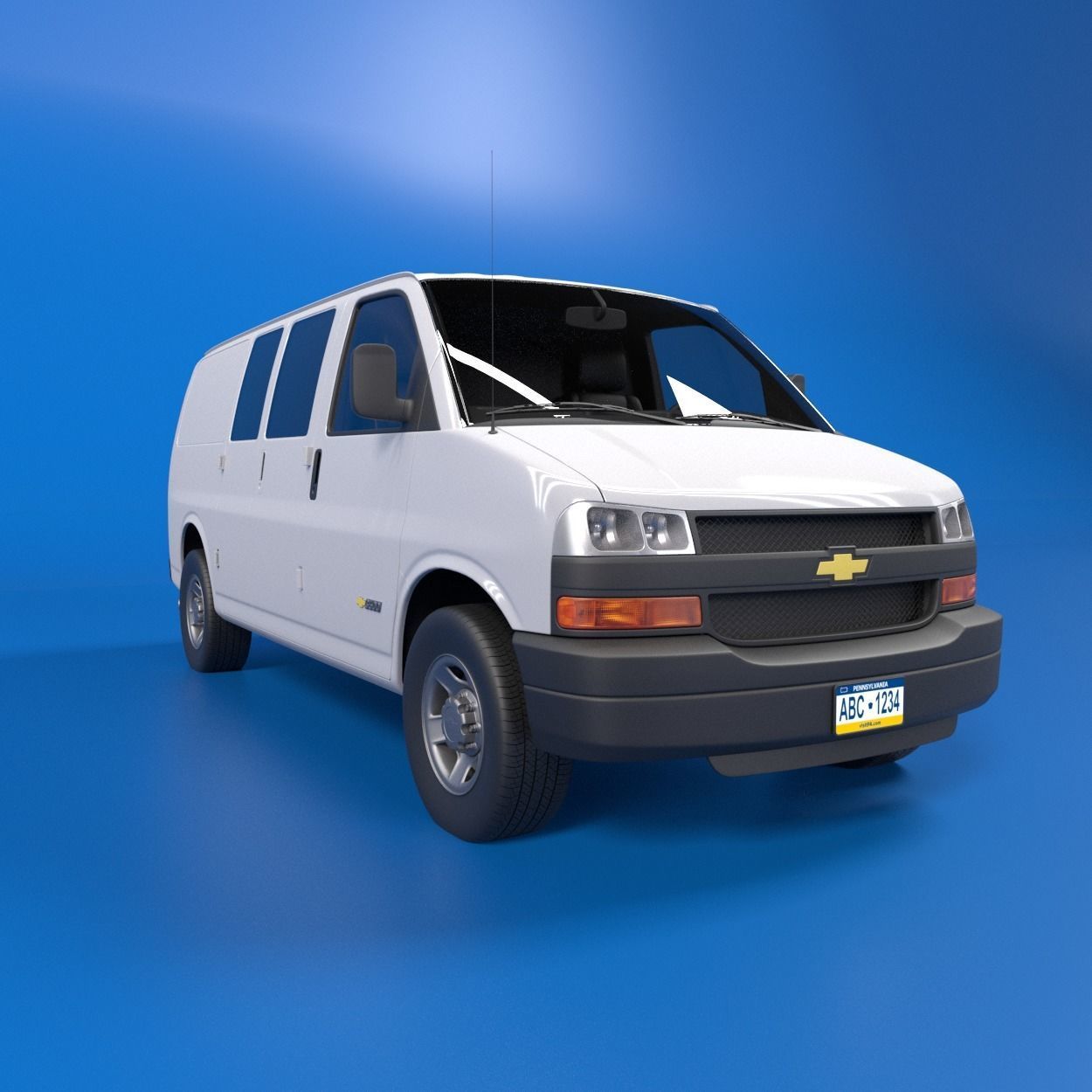 chevrolet express 3D model | CGTrader